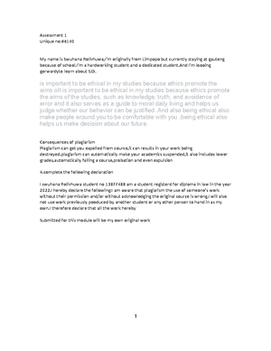 BWE1501- Study- Guid - © 2012 University of South Africa All rights ...