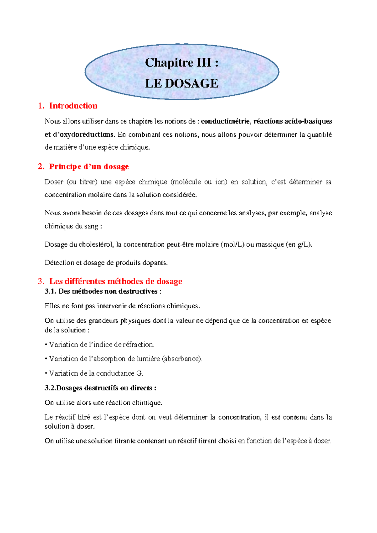 Tp1 bioch s3 - 1. Introduction Nous allons utiliser dans ce chapitre ...