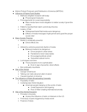 3:3 - Teacher is Dr. Bradley Bond. Notes on cultivation theory, mean ...
