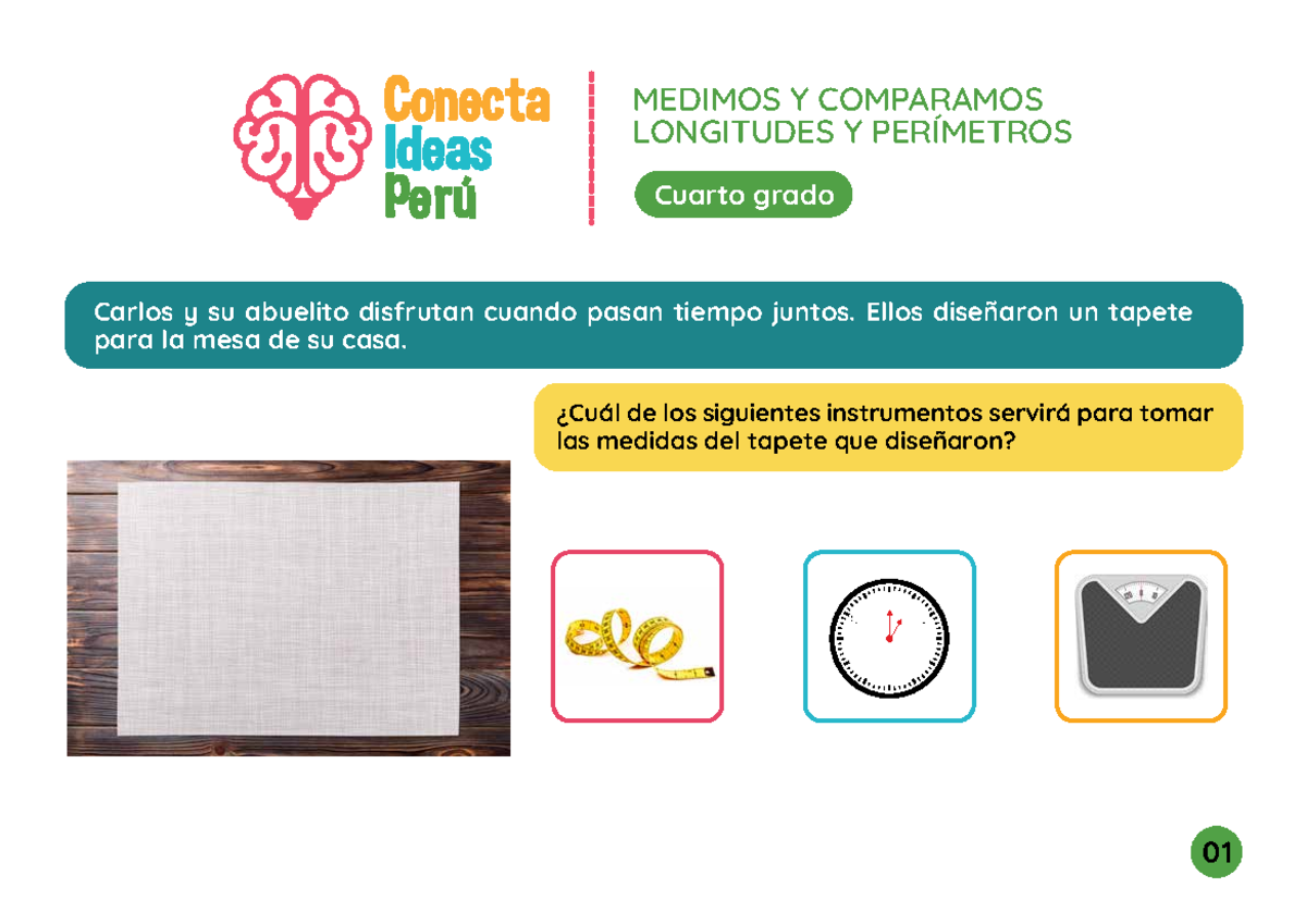 9 SIN RPTA Medimos Y Comparamos Longitudes - Cuarto grado MEDIMOS Y COMPARAMOS LONGITUDES Y ...