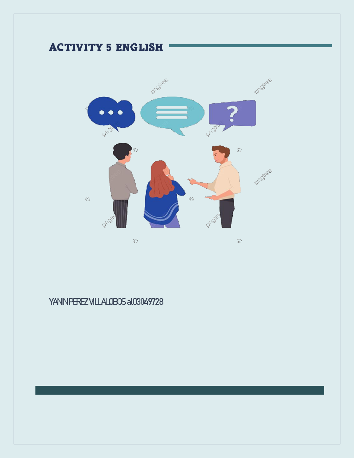 Activity 5 English - ACT - ACTIVITY 5 ENGLISH YANINPEREZVILLALOBOSal ...