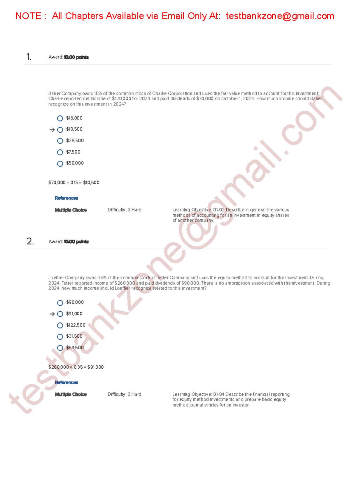 Solutions and Test Bank For Advanced Accounting, 15th Edition By Joe ...