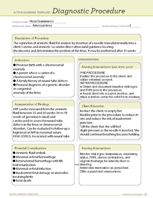 Neonatal abstinence syndrome template - SIMULATION PREWORK ASSIGNMENT ...