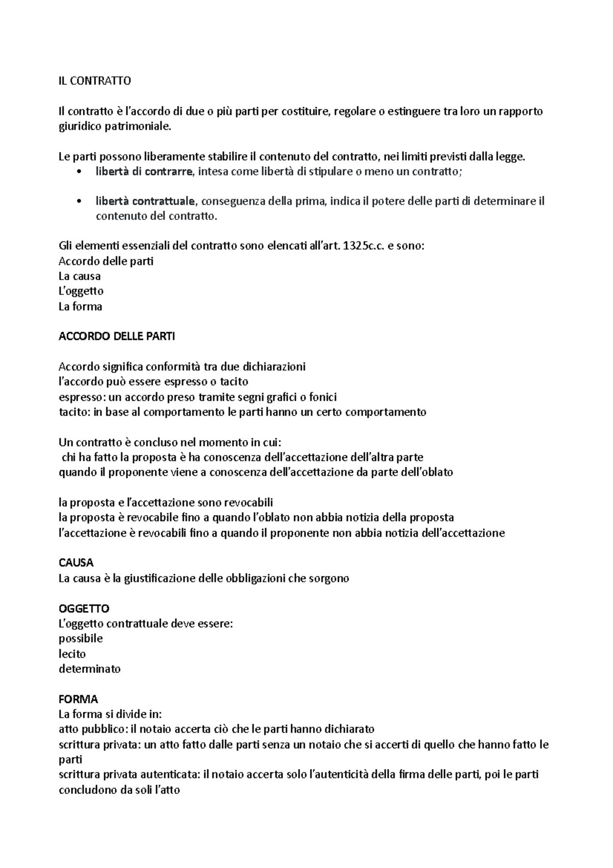 IL Contratto Diritto Commerciale - IL CONTRATTO Il contratto è l ...