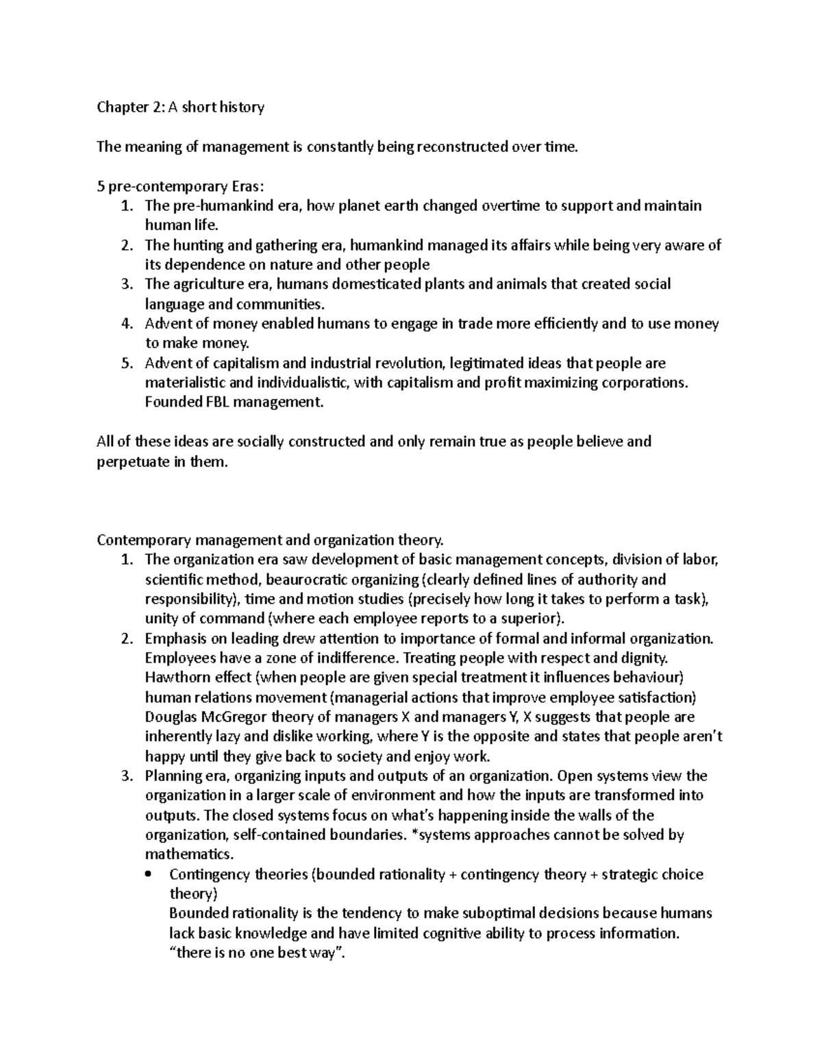 Chapter 2 - mandatory assignment - Chapter 2: A short history The ...