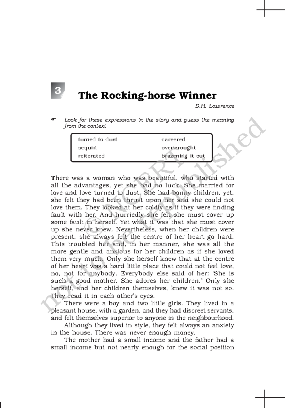 The rocking horse winner - The Rocking-horse Winner 19 The Rocking ...