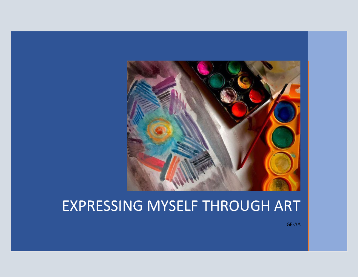 Basalo Expressing Myself Through ART - Bachelor of Science In ...