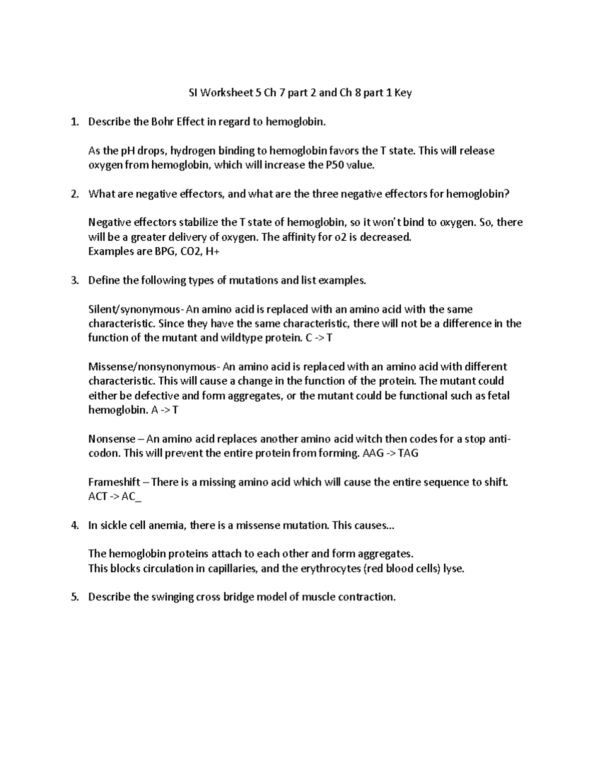 Worksheet 5 - Warning: TT: undefined function: 32 SI Worksheet 5 Ch 7 ...