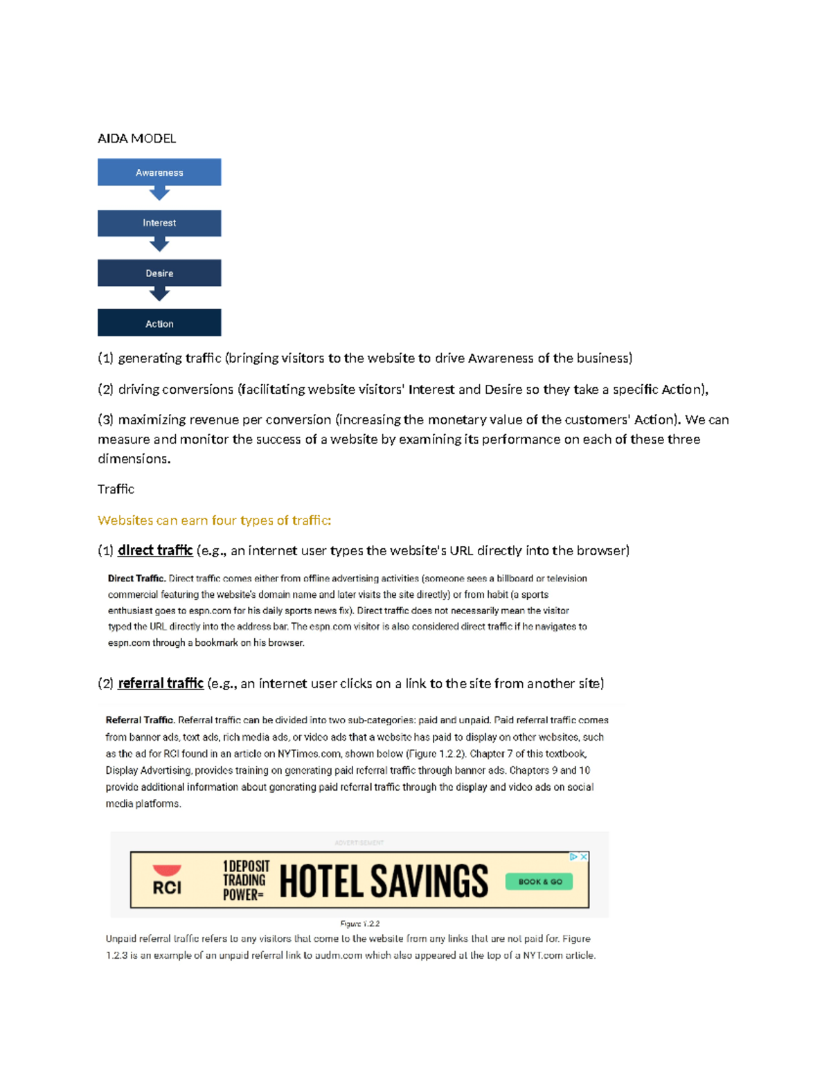 Digital MARK NOtes - vbnm - AIDA MODEL (1) generating traffic (bringing ...