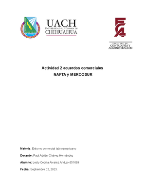 Infografia tratados comerciales 361821 - Rubi Alejandra Gutierrez ...