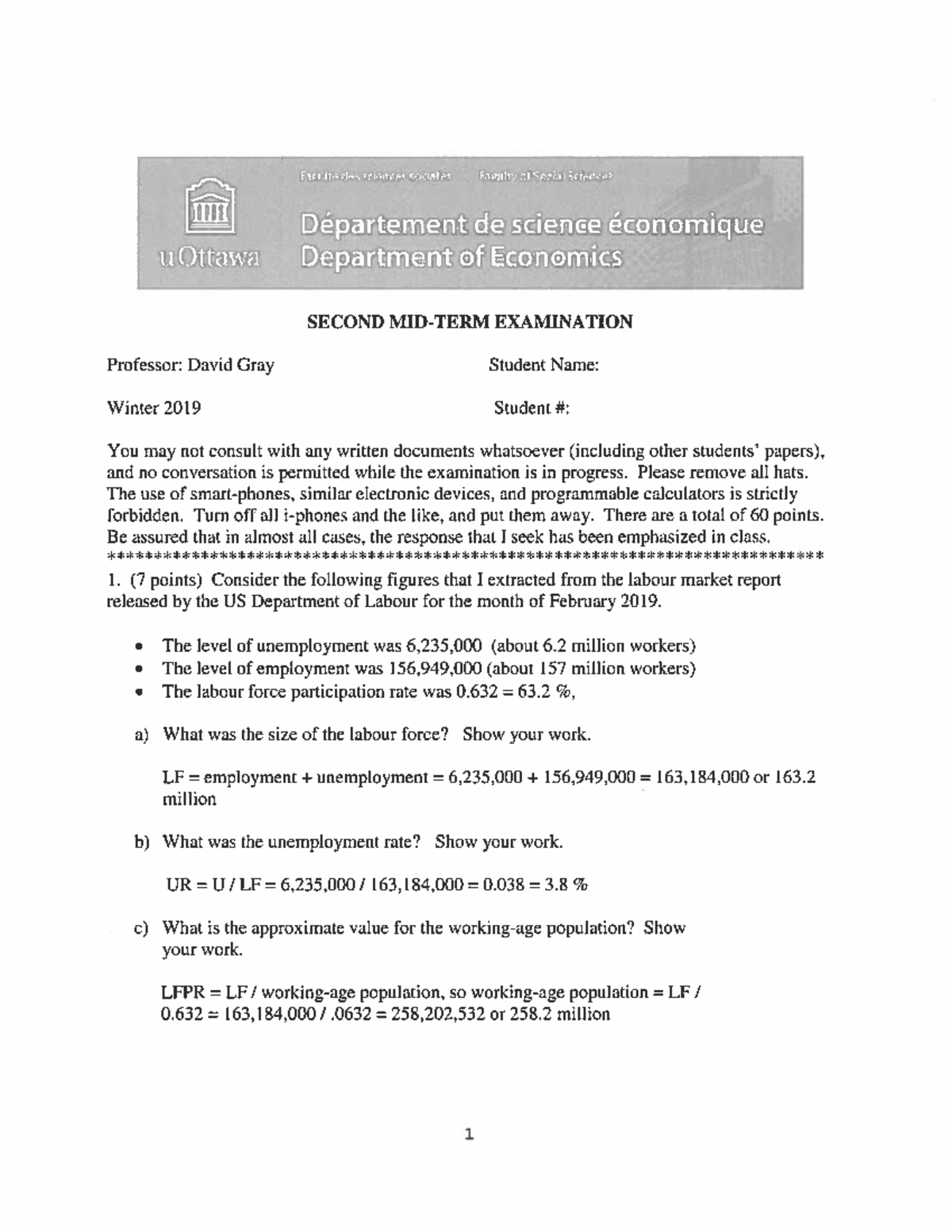 Sample/practice exam 18 March 2019, questions and answers - . ._ 1 '35 ...