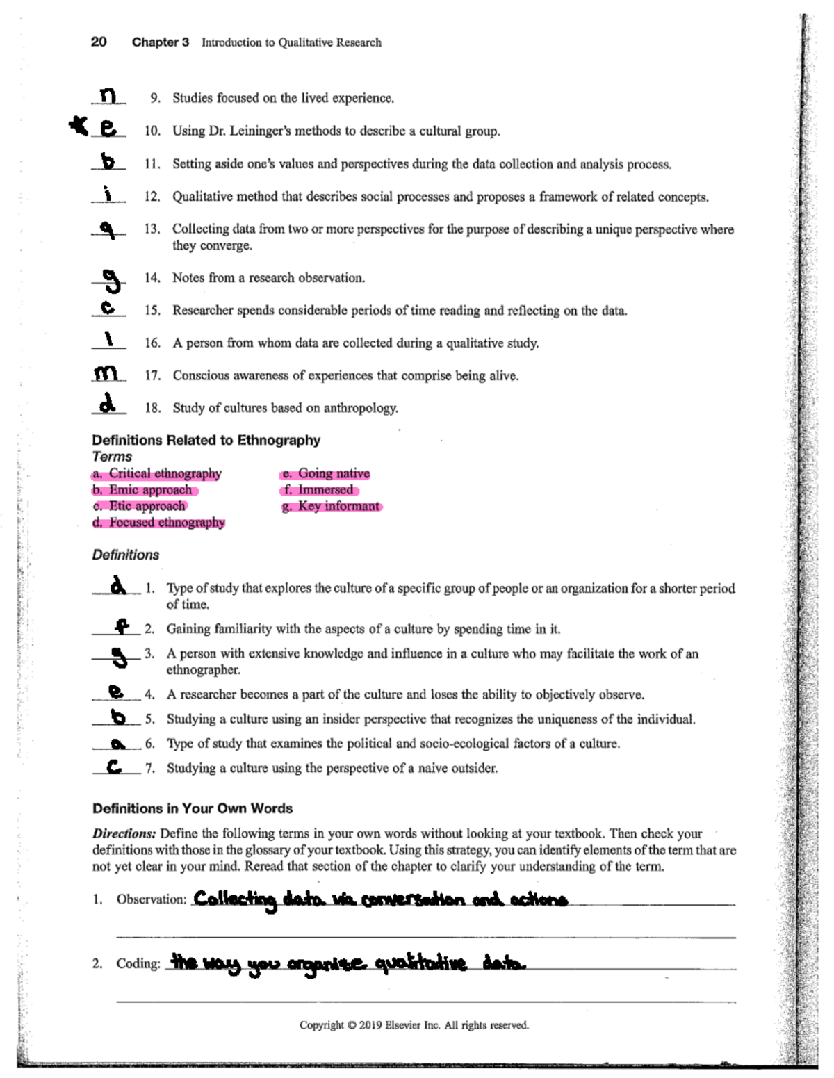 Nursing Research Study Guide Chapter 1, 2, & 3-1 - NURS 315 - M * C b i ...