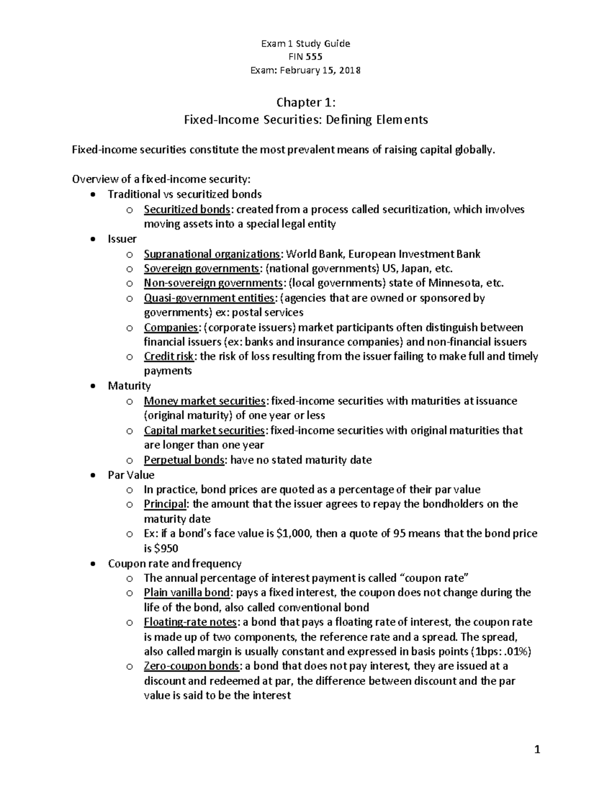 FIN 555 Exam 1 Study Guide - Warning: TT: undefined function: 32 Warning: TT: undefined function ...