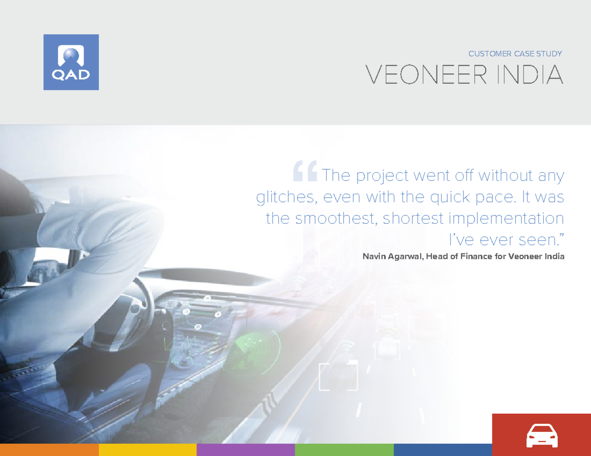 Veoneer India case study - VEONEER INDIA The project went off without ...