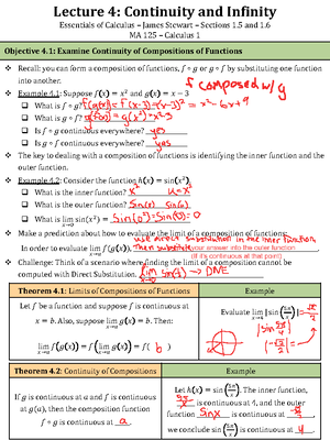 Finished Lecture 3 - Lecture 3: Limits and Continuity Essentials of ...