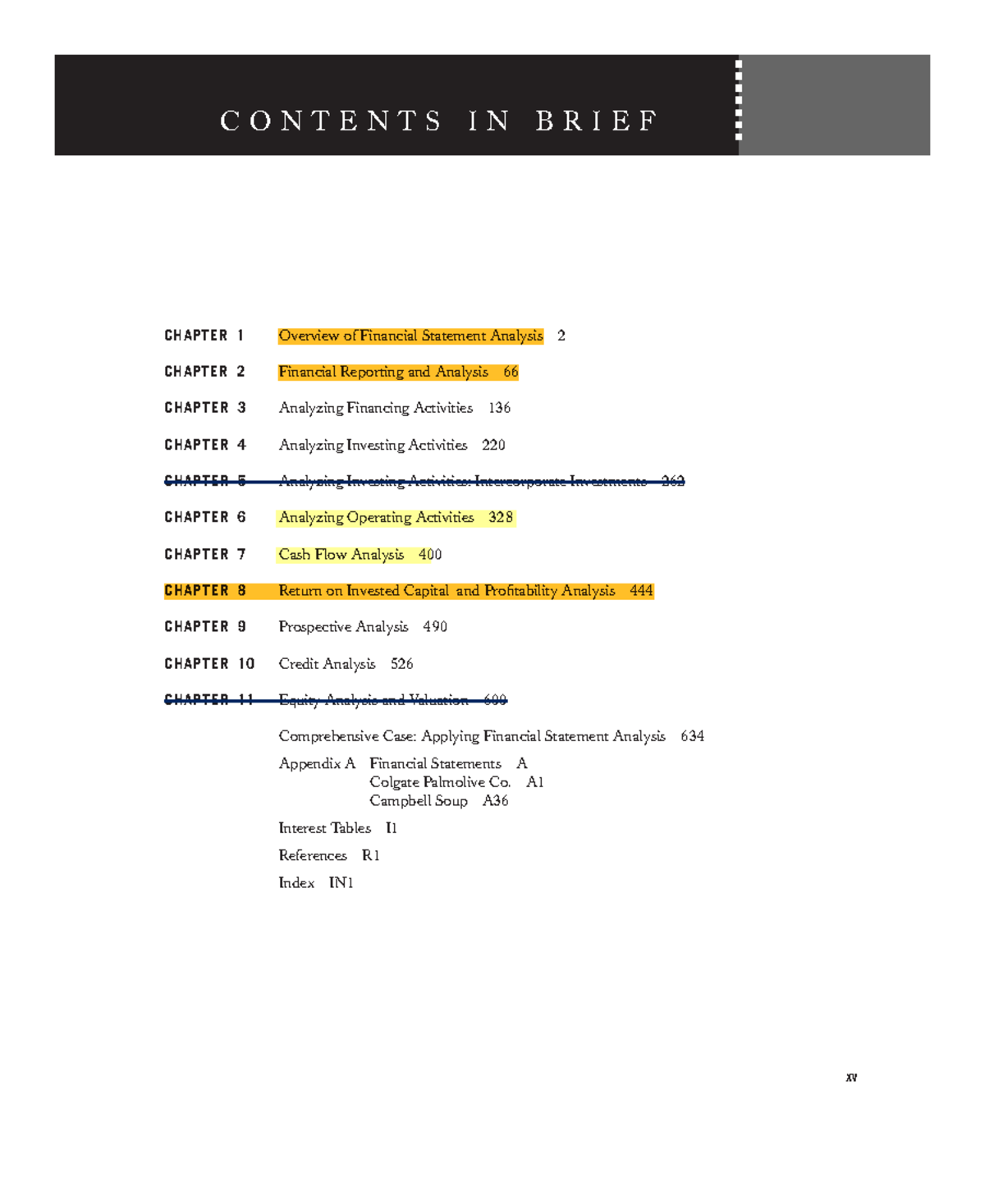 C0 - gc b b h h - Appendix A Financial Statements A xv - CHAPTER 1 ...
