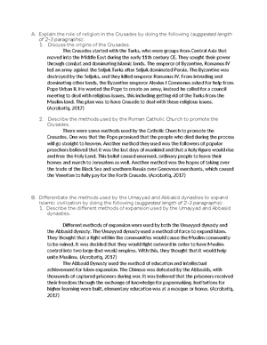 D091- Task 1 - Task 1 - A. Identify one video from the formative ...