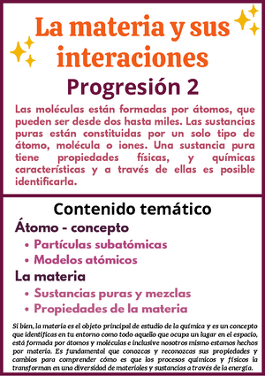 4. LA Materia Y SUS Interrelaciones 11, 12 Y 1 - Secuencia Didactica ...