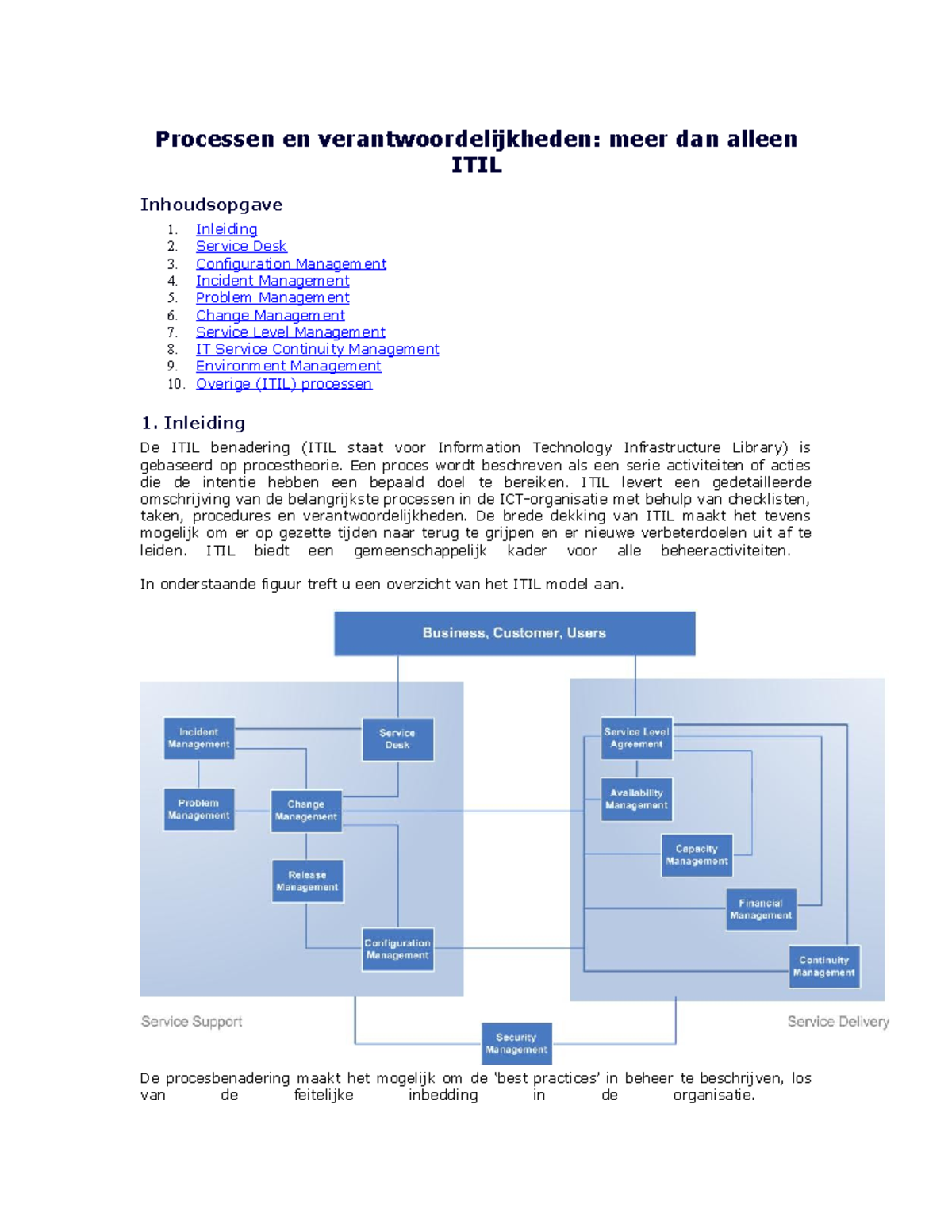 ITIL2 - CONS1-2 - Processen en verantwoordelijkheden: meer dan alleen ...