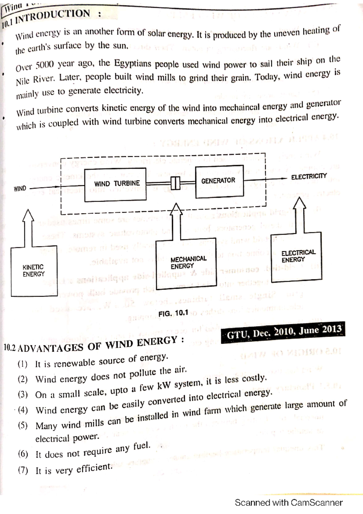 Wind Power Conversion System 10 Introduction Wind Energy Is An Another Form Of Solar Energy