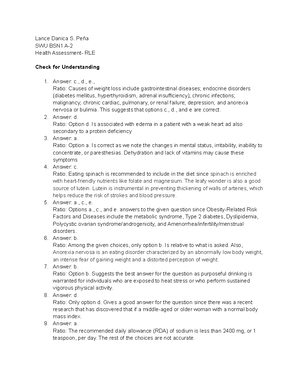 Activity # 3 Thorax AND Lungs Assessment NURSING HEALTH ASSESSMENT ...