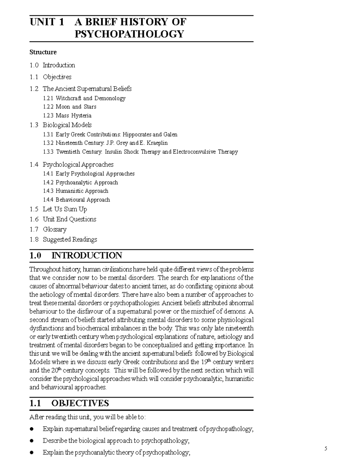 Foundation Of Psychopathology 5 UNIT 1 A BRIEF HISTORY OF foundation-of-psychopathology-5-unit-1-a-brief-history-of
