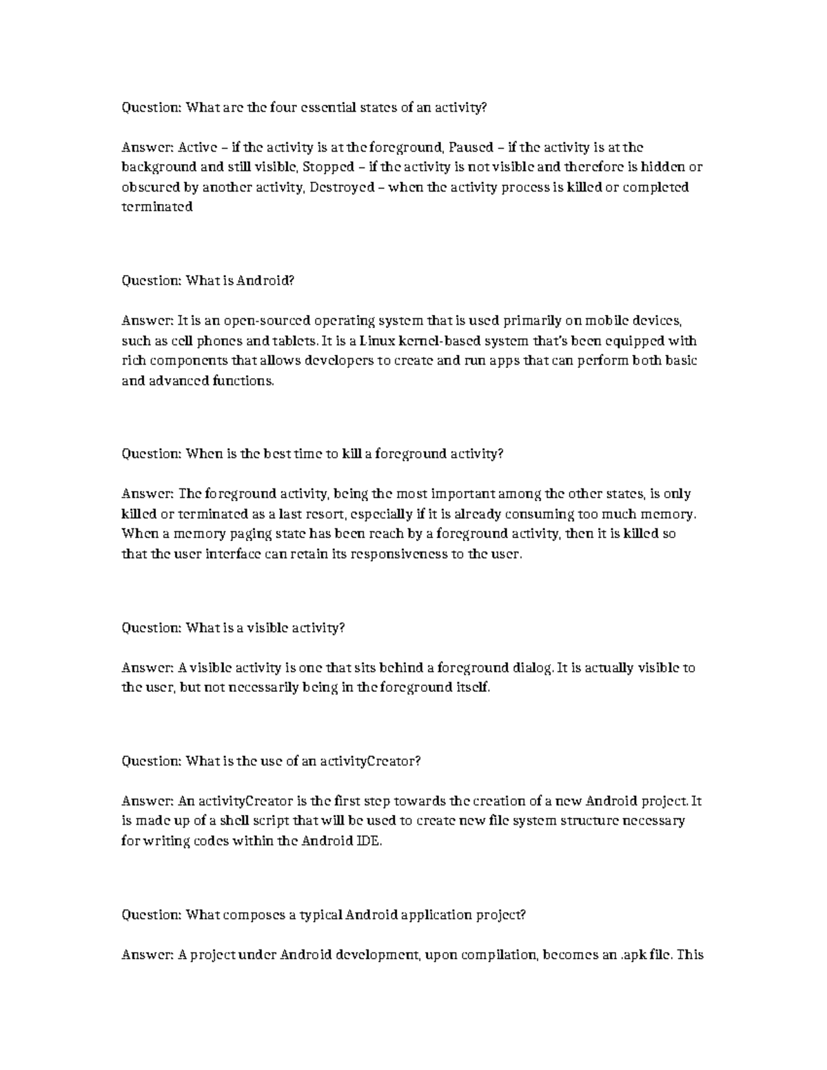 Frilling romantico-robustious countrys - Question: What are the four ...