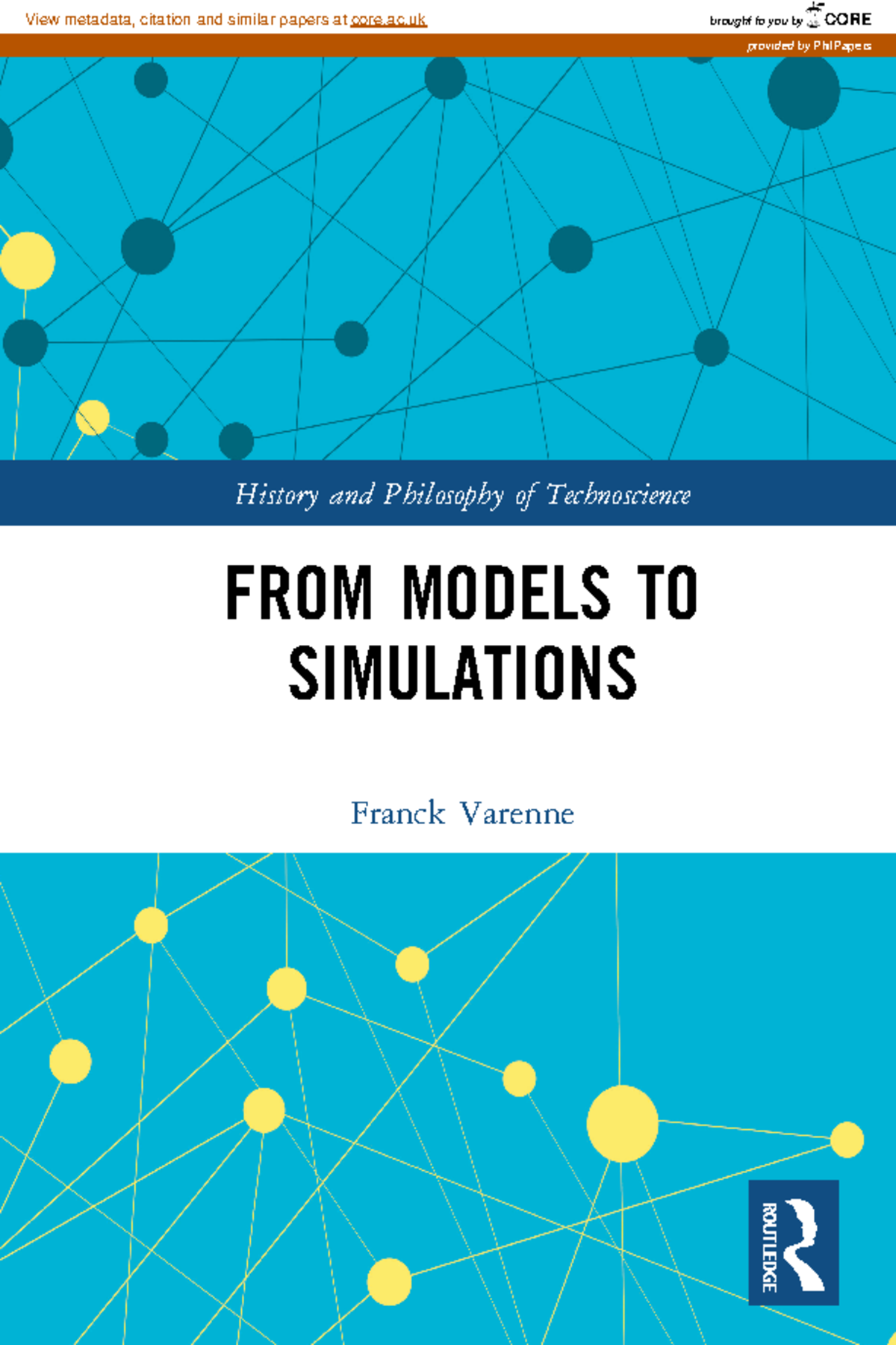 186330527 - Biologier - FROM MODELS TO SIMULATIONS Franck Varenne ...