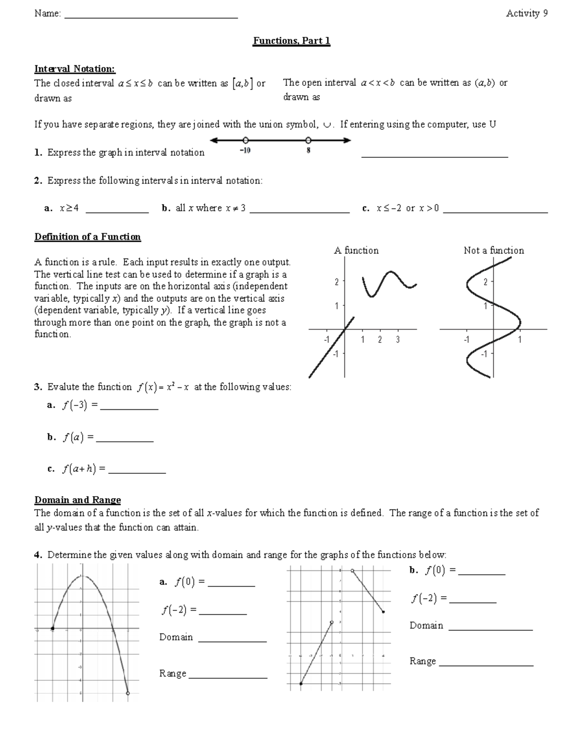 21c M140 Act09 Functions Part1 - Name ...
