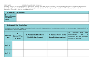 Customized Program Checklist - D630 - Studocu