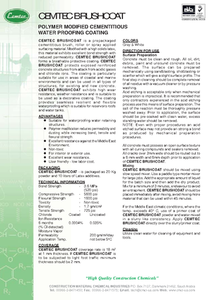 Setseal C - civil material - Technical Submittal Setseal C By: DCP ...