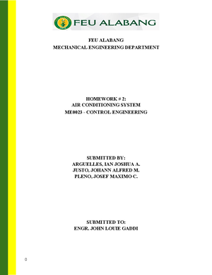 Flowchart-Mechanical-eng - DE LA SALLE UNIVERSITY DASMARINAS COLLEGE OF ...
