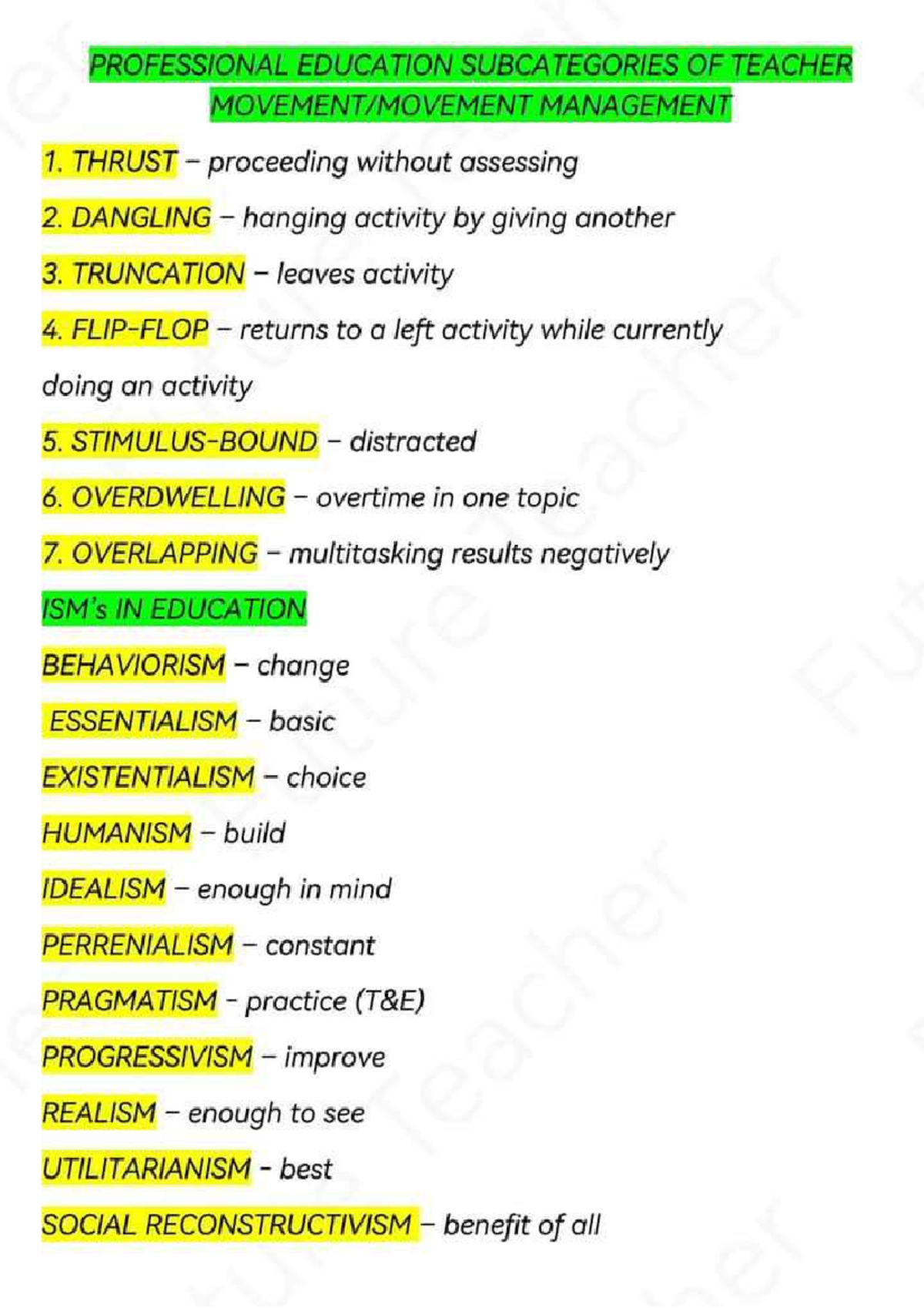 GEN ED - This is a General Education. - Bachelor of Secondary Education ...