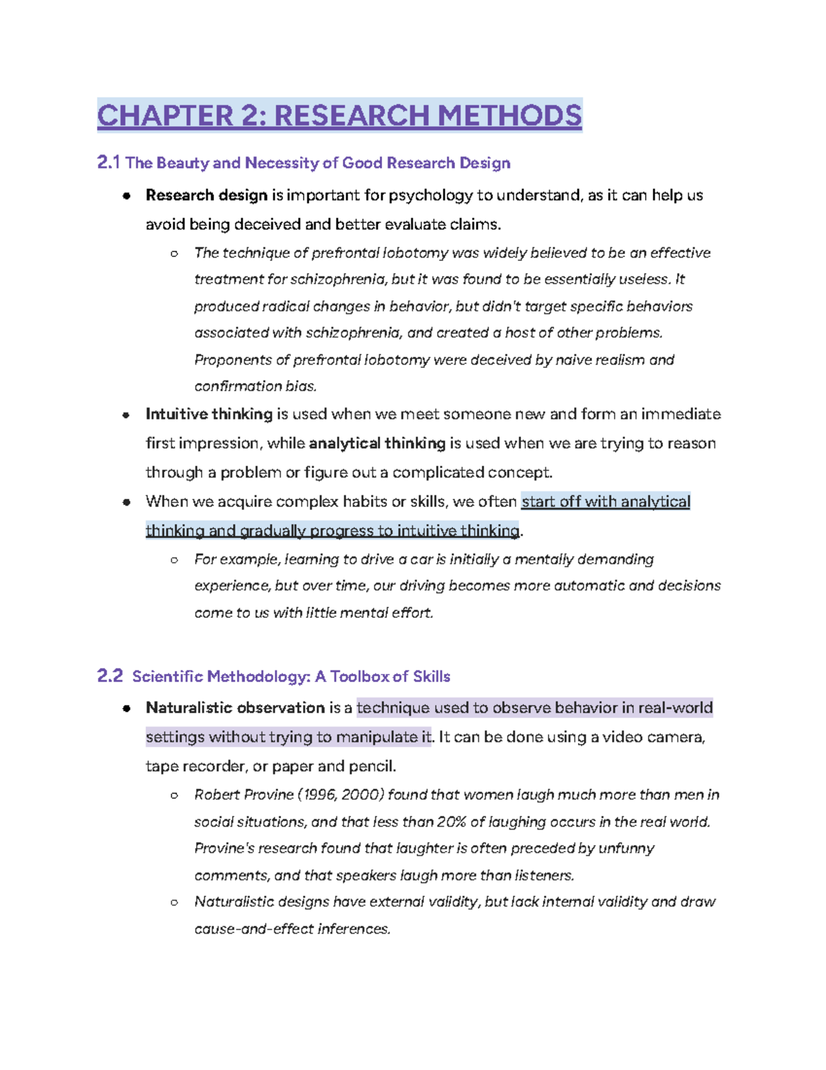Chapter 2 - Research Methods - CHAPTER 2: RESEARCH METHODS 2 The Beauty ...