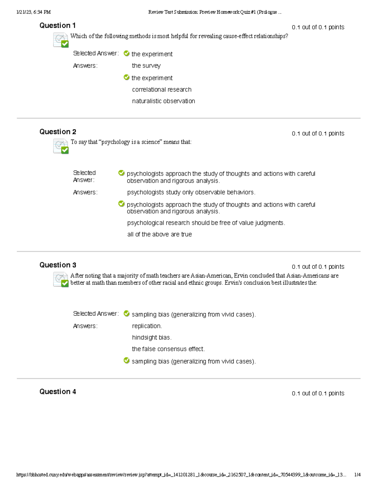 Preview Quiz #1 (Prologue - Question 1 Selected Answer: Answers: Which ...
