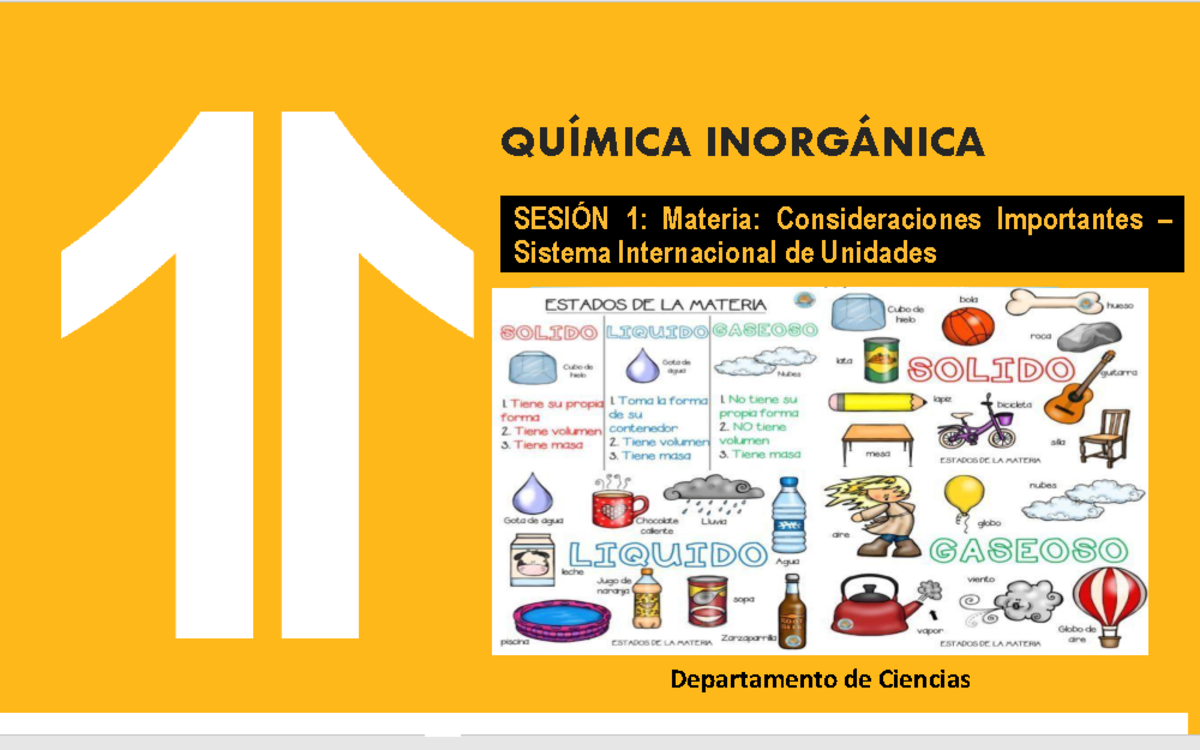 Quimica Inorganica - La materia - Departamento de Ciencias QUÍMICA ...