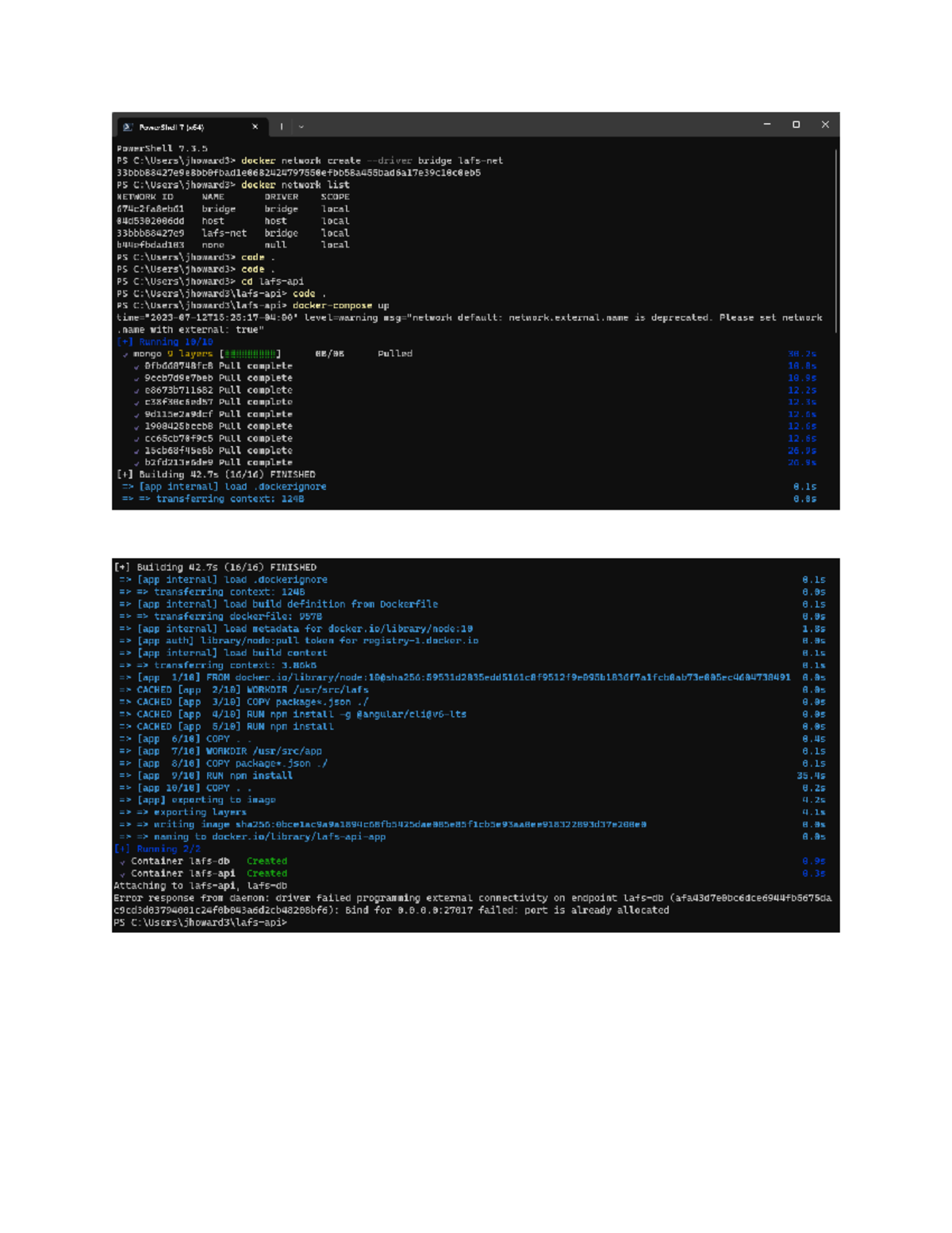 CS 470 2-3 Assignment Docker Compose and Orchestration (Autosaved) - CIS 1350 - Studocu