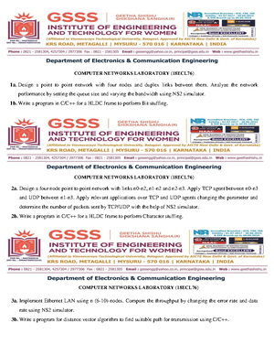 computer networks lab - OPERATINGSYSTEMLABMANUAL Ex:1 BASICSOFUNIX COMMANDS INTRODUCTIONTOUNIX ...