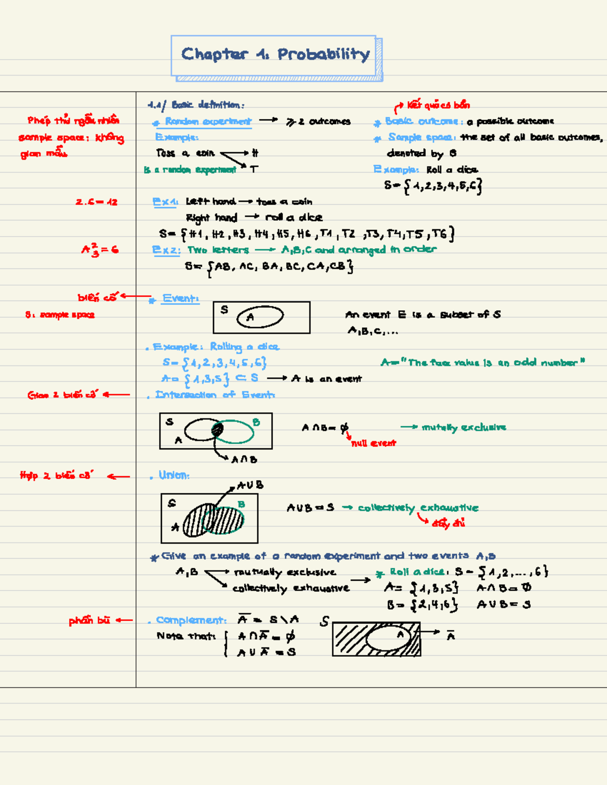 Probability And Statistic - Chapter 1 : Probability 1 ...