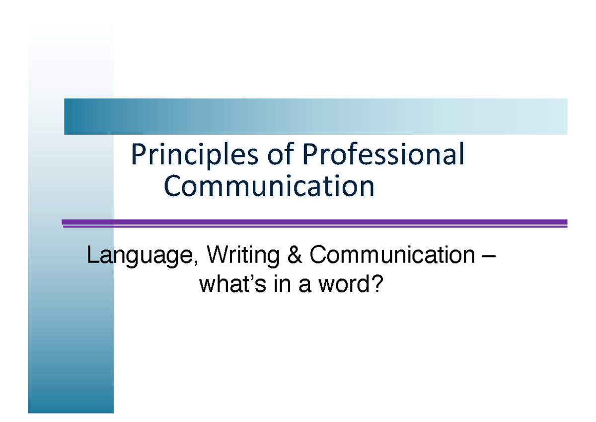 Lecture 3 2023.ppt - Compatibility Mode - Principles of Professional ...