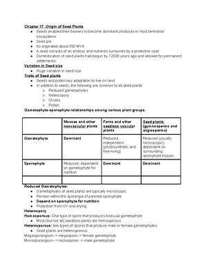 Bio 1020 Exam 2 - All content knowledge required for Exam 2 - Biology ...