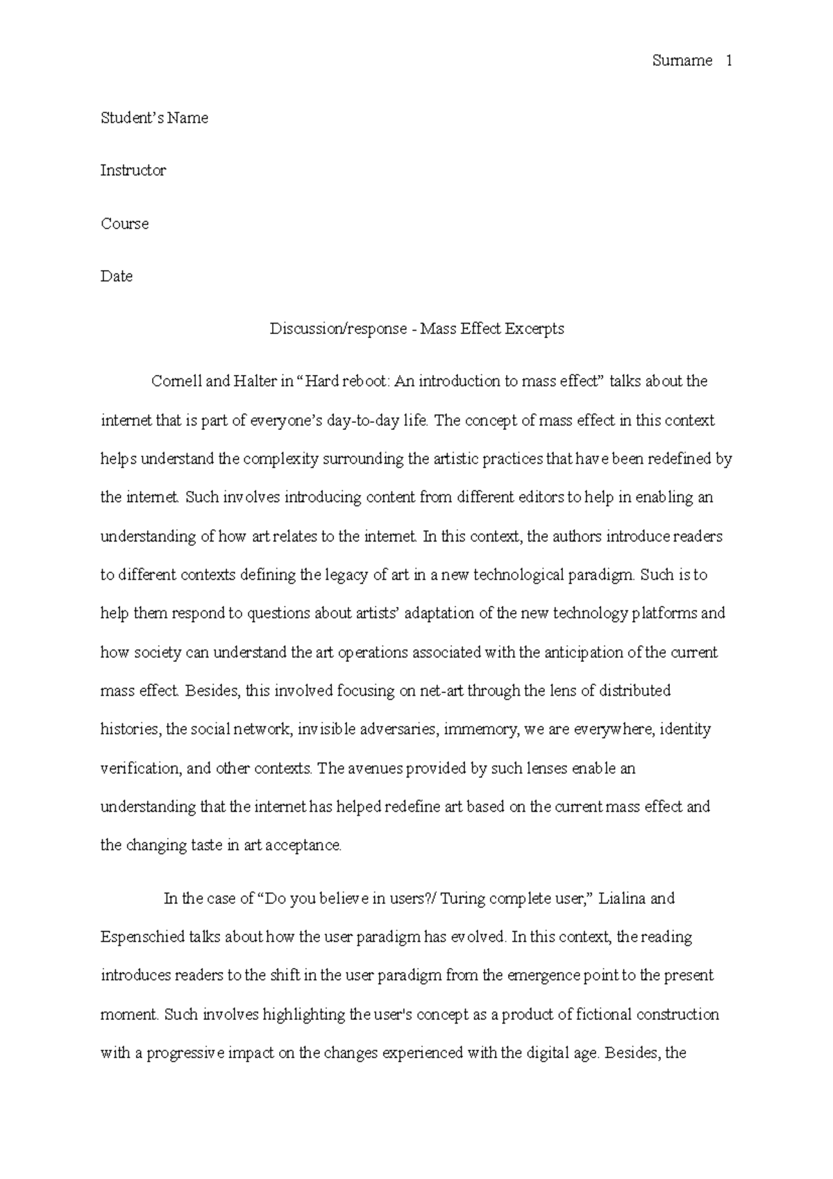 Discussion response - Cornell and Halter in “Hard reboot: An ...