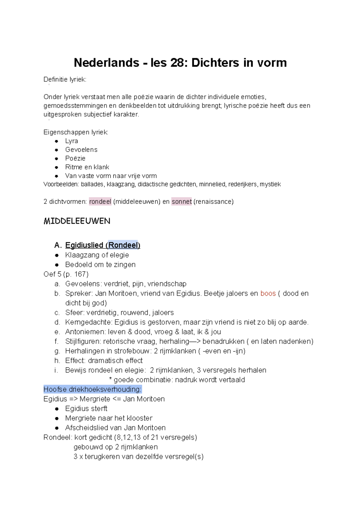 Nederlands les 28 - samenvatting les 28 van het boek Frappant 5 ...