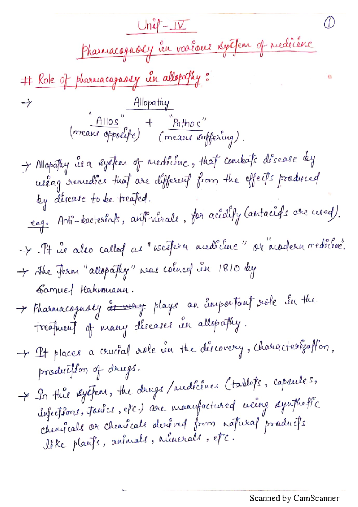 Cognocy unit 4 - Pharmacognosy notes - CHINESE SYSTEM OF MEDICINE ...