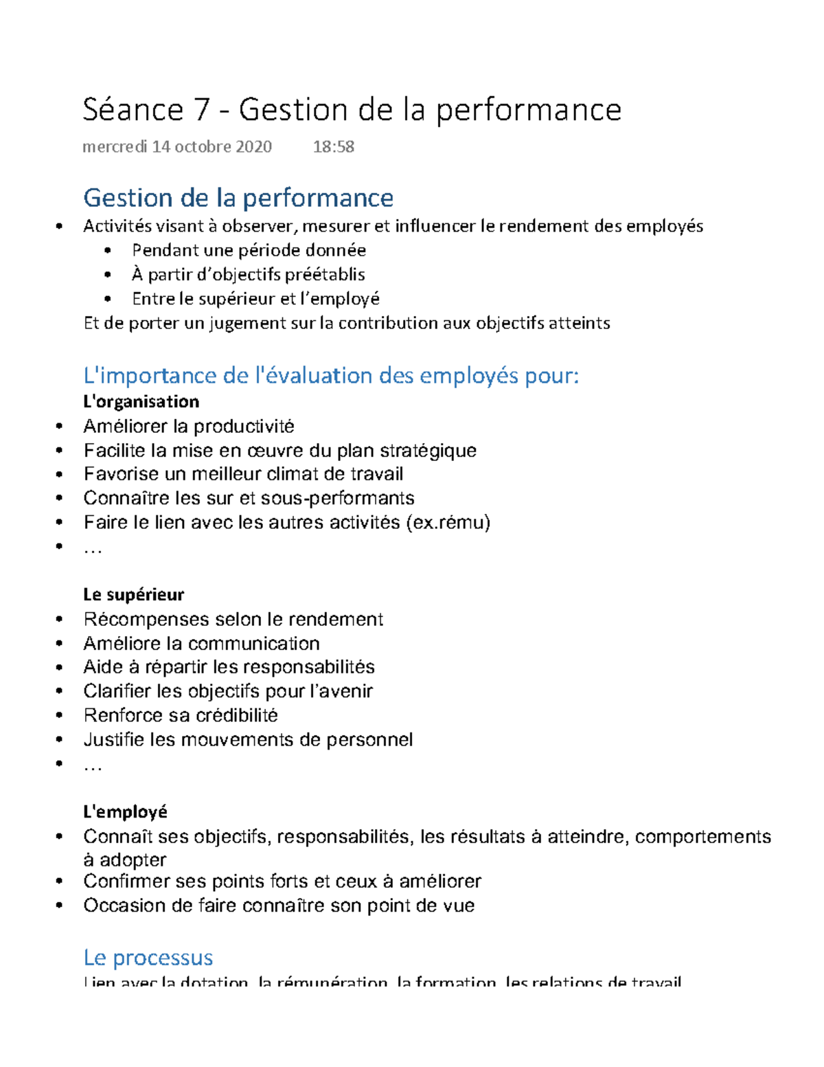 Séance 7 - Gestion de la performance - Warning: TT: undefined function: 32 Warning: TT ...