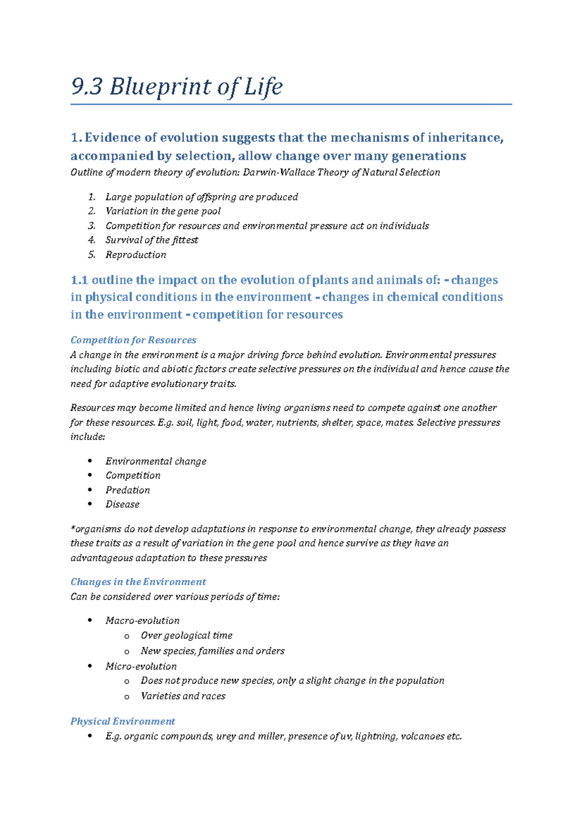 Blueprint of Life: Evidence of Evolution and Impact on Plants and ...