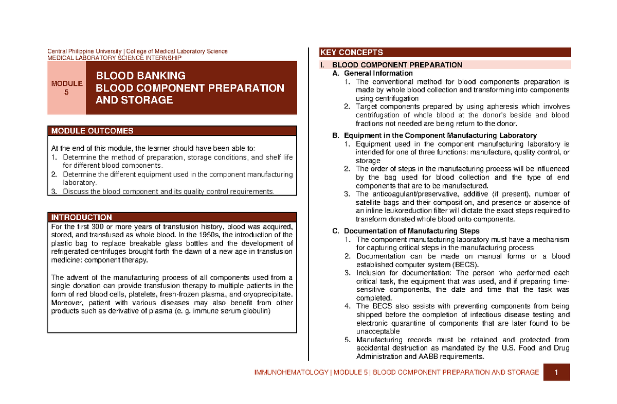 Module 5 - Key Concepts (BB) - Central Philippine University | College ...