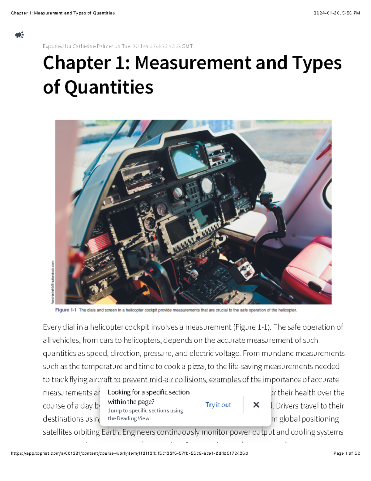 Chapter 1: Measurement and Types of Quantities - Exported for Catherine ...