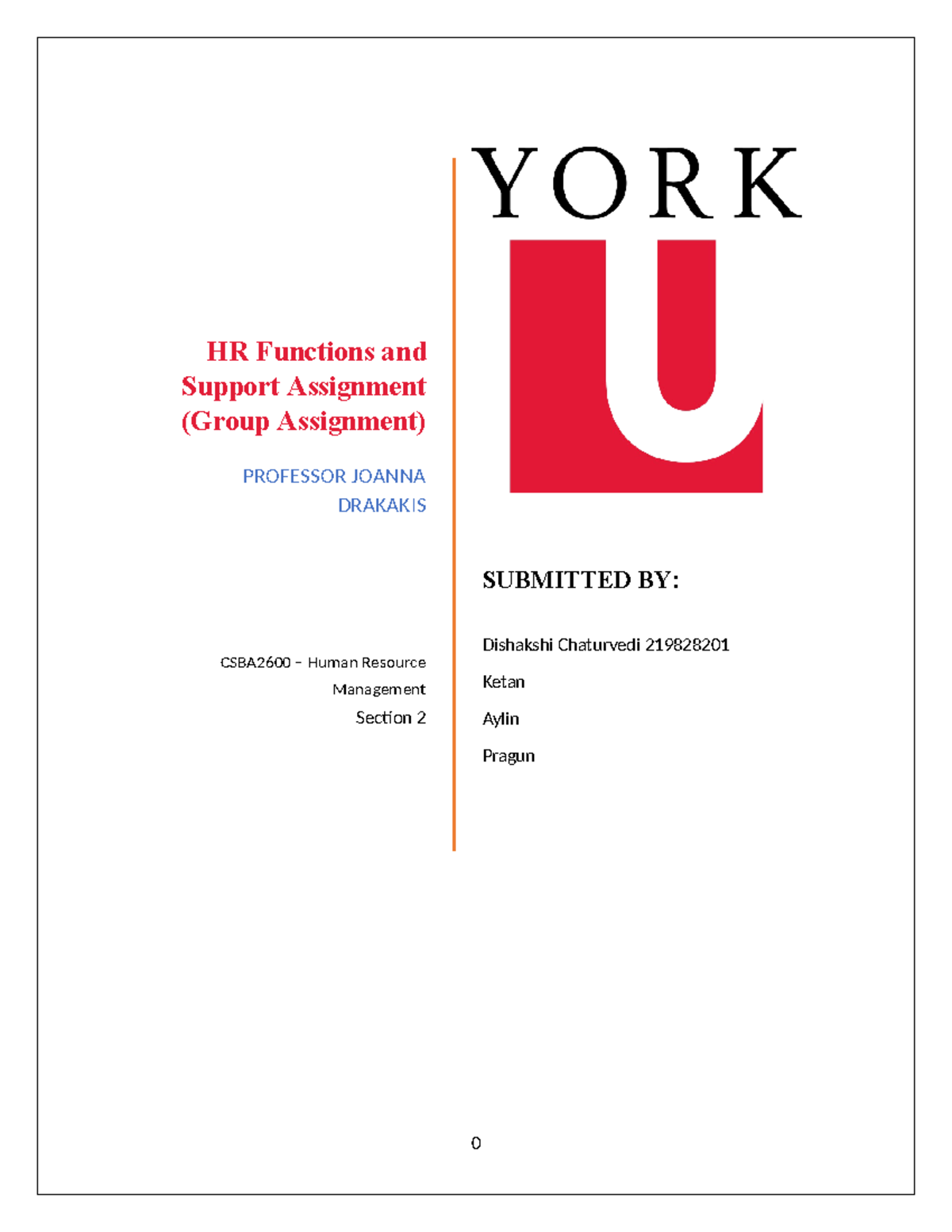 HR Functions and Support Assignment (Group Assignment) - HR Functions ...