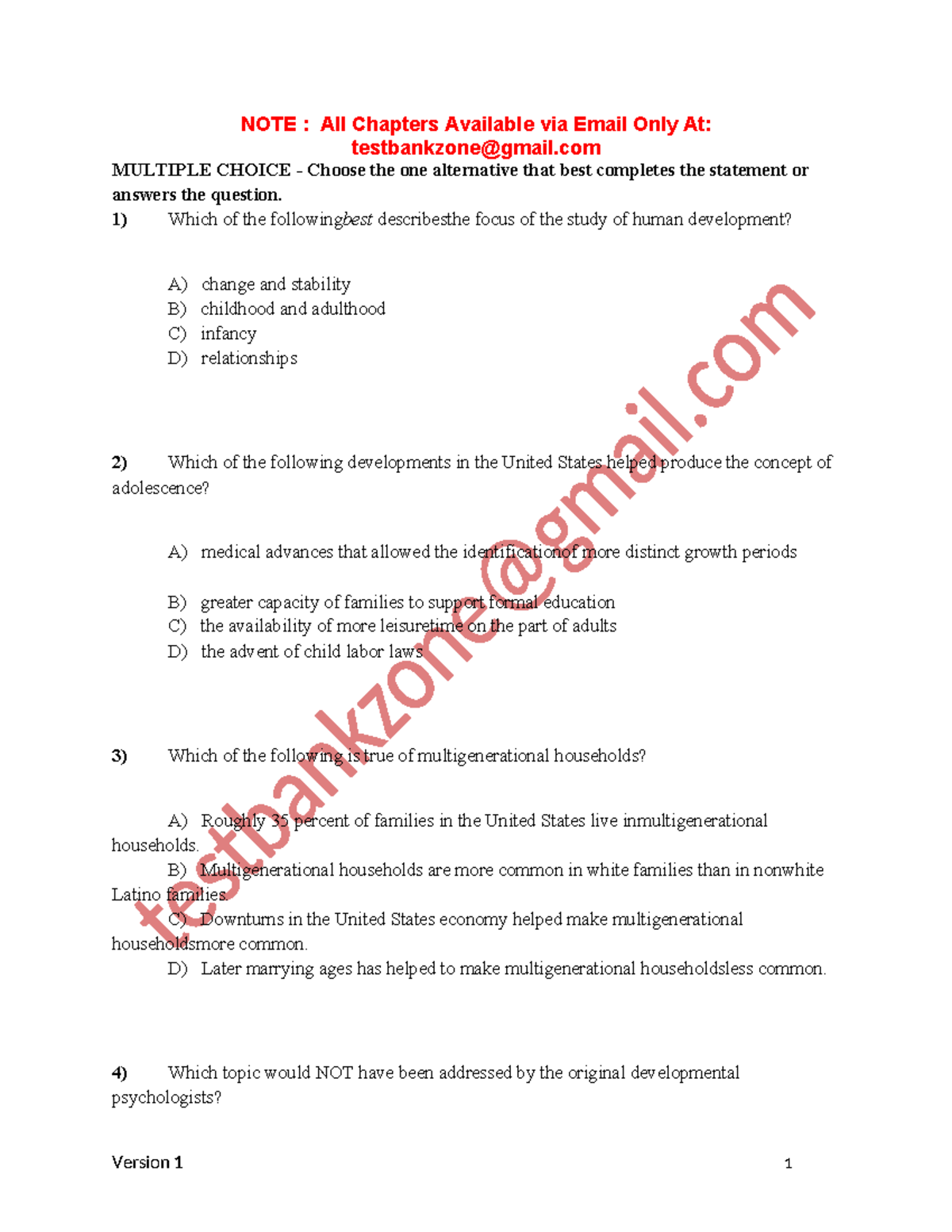 Solutions and Test Bank For Experience Human Development, 15th Edition ...